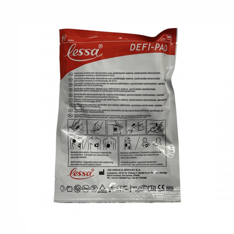 Electrodos pediatricos compatibles Zoll AED Plus - Área Sanitaria